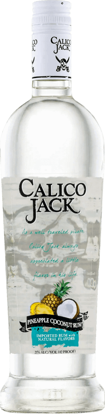 Calico Jack Pineapple & Coconut Flavored Rum 42 - Drinx Market